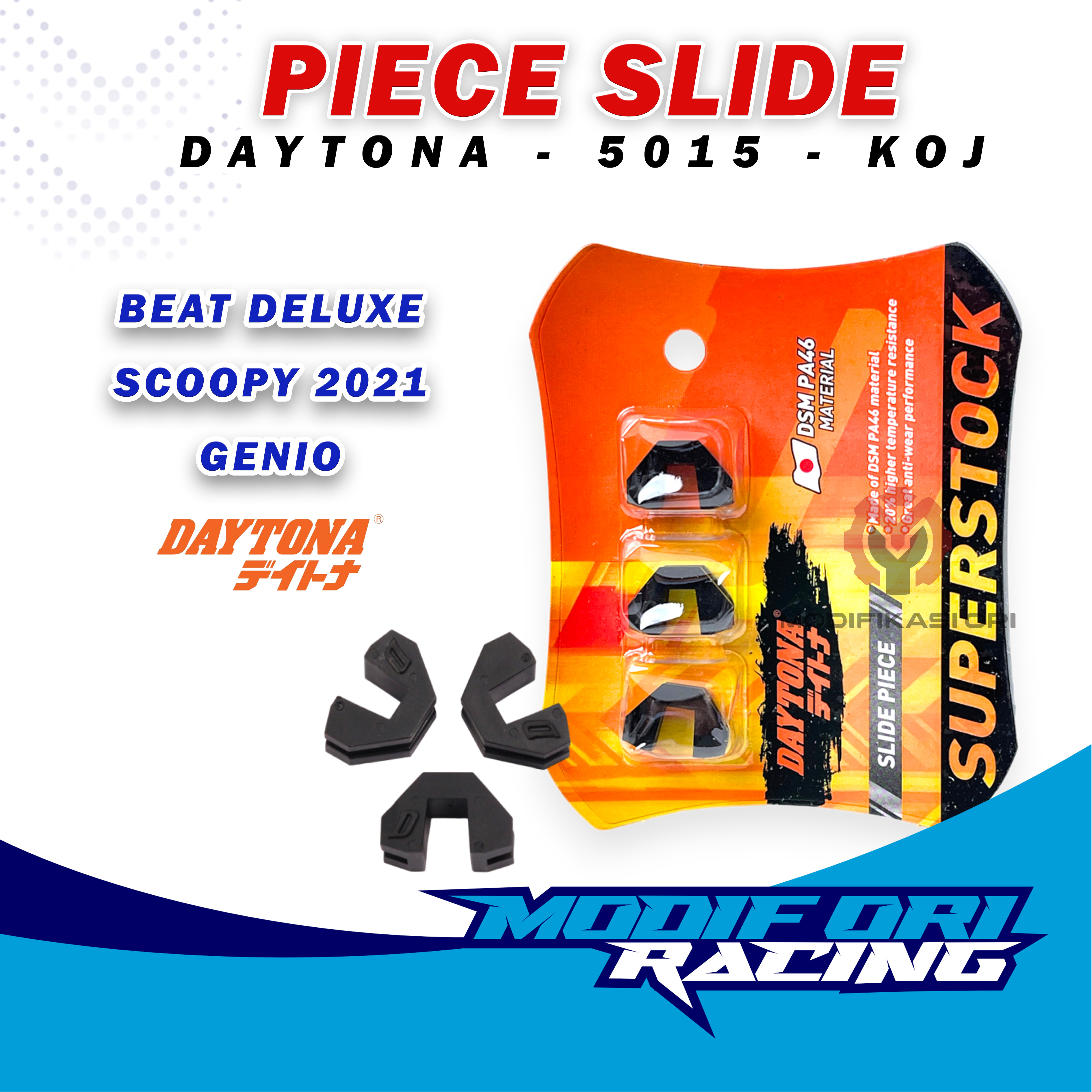 Piece Slide Daytona Genio Beat Deluxe Slider Scoopy 2021 Slide Piece ...