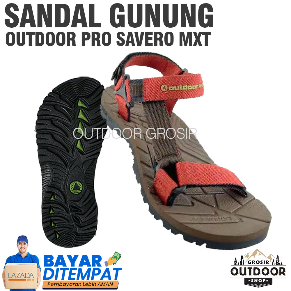 Sandal Gunung Outdoor Pro Savero MXT - Sandal Hiking Mendaki - Sandal Gunung Pria Wanita ...