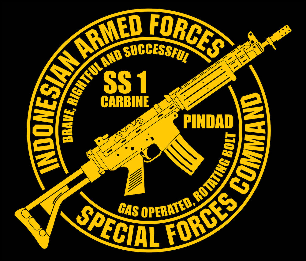 Pindad Indonesia SS1 Series 2 Cutting Sticker | Lazada Indonesia