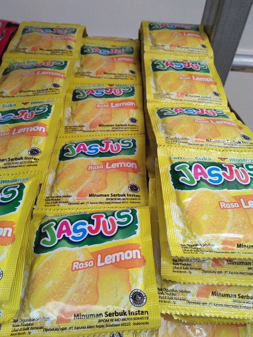 JASJUS Lemon Minuman Serbuk 10pcs x 8gr Jasjus Lemon 1 Renceng | Lazada ...