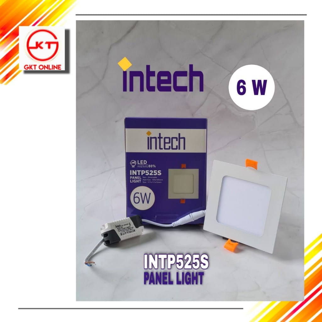 led panel Kotak 6 Watt intech downlight / Intech dowlight led inbow 6 ...
