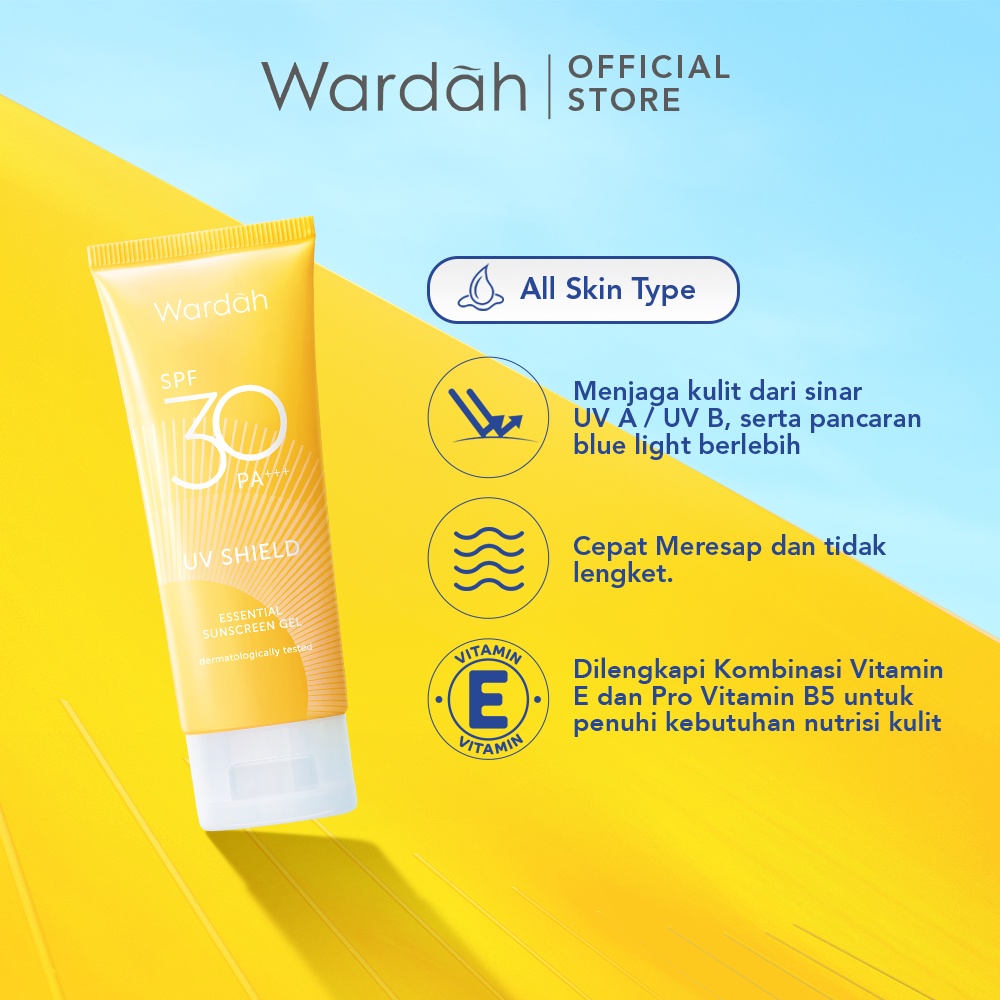 F2 Shop (owner) BARU! Wardah UV Shield Essential Sunscreen, 50% OFF
