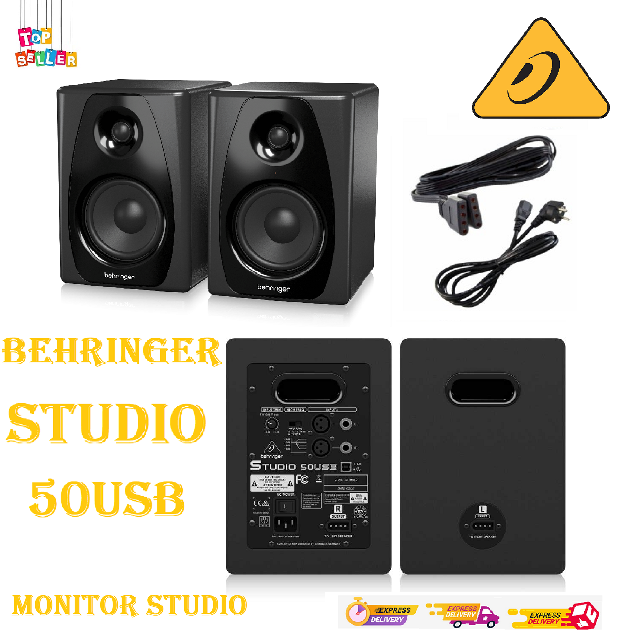 Behringer studio 50usb studio 50 usb speaker aktif monitor studio ...