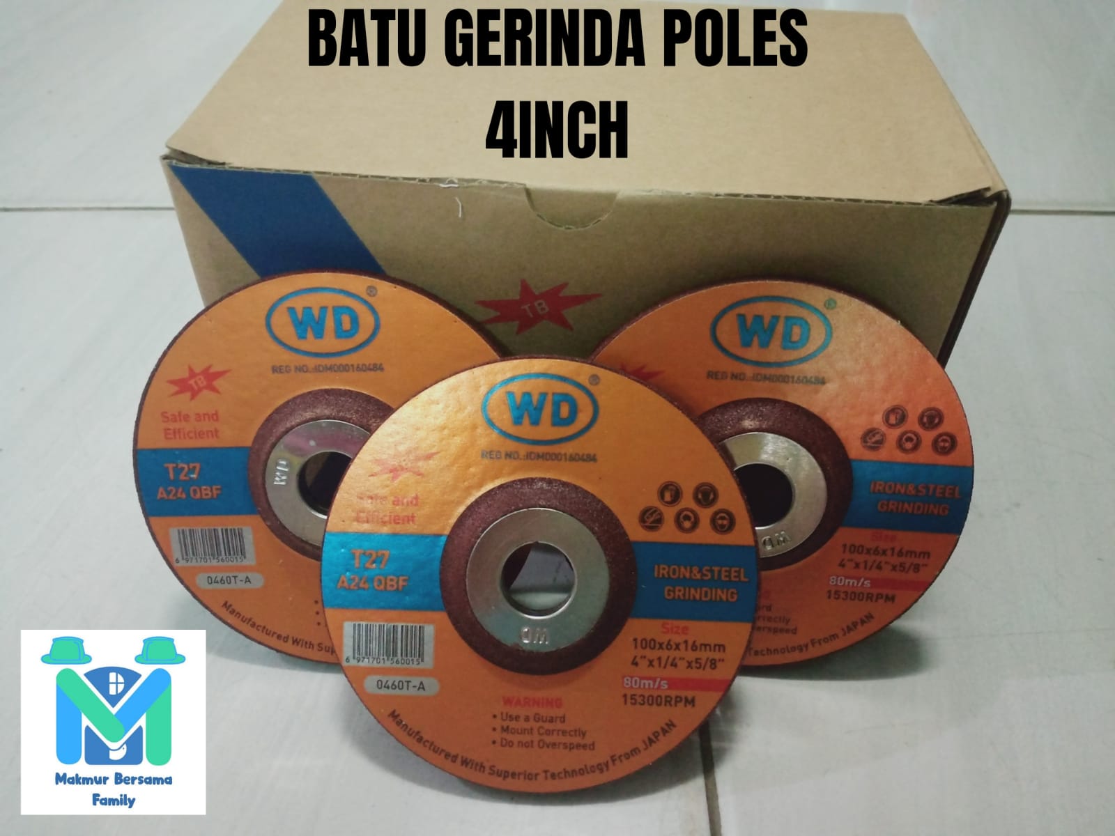 BATU GURINDA POLES WD 4X6 / BATU GERINDA POLES WD 4" / WD 4X6 BATU ...