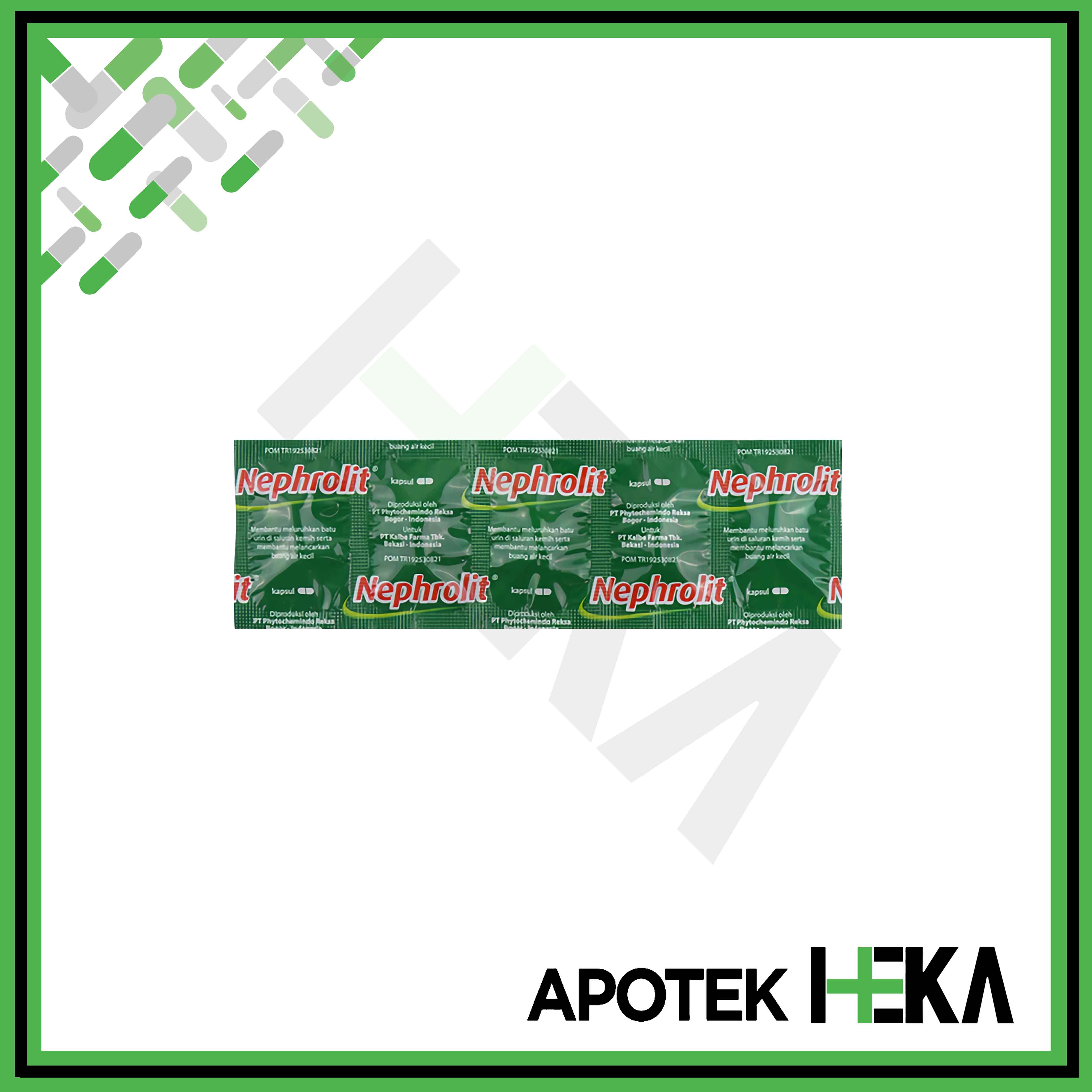 Nephrolit Strip isi 5 Kapsul - Membantu Melarutkan Batu Urin | Lazada ...