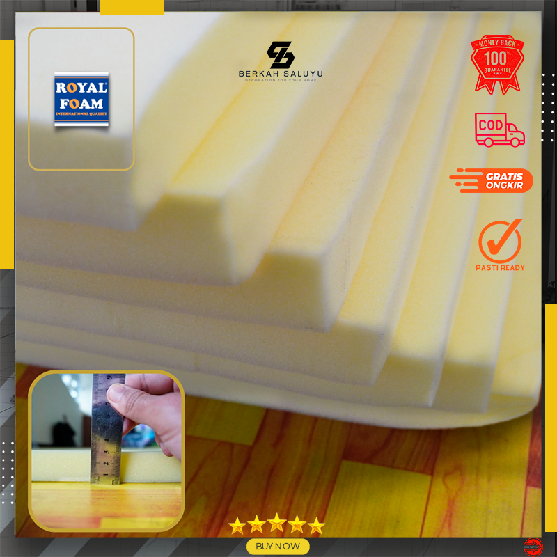 Busa kuning Royal Foam empuk ukuran 150 cm x 100 cm x 3 CM | Lazada ...