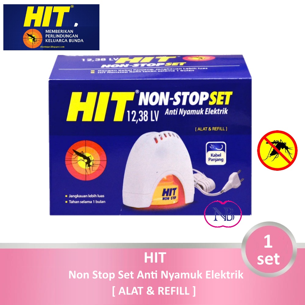 HIT Non Stop Set Anti Nyamuk Alat Elektrik GRATIS Refill | Lazada Indonesia