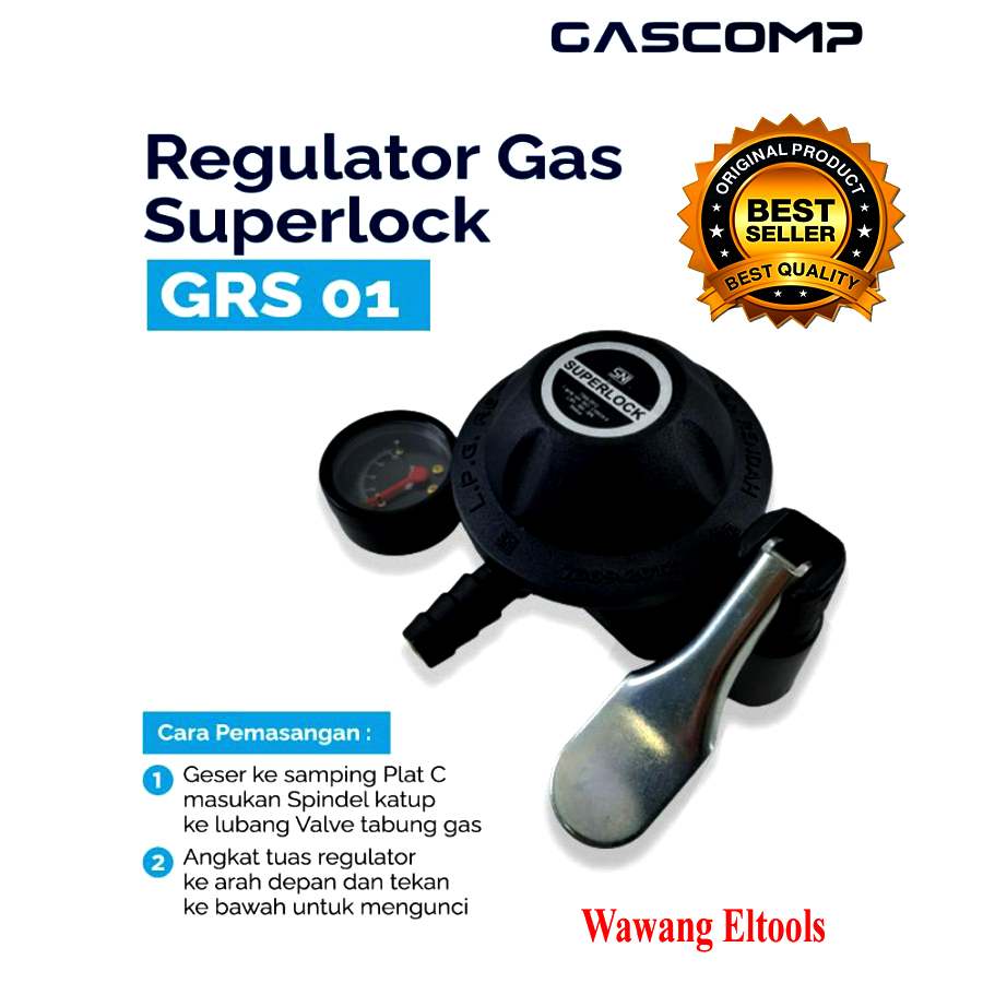 Regulator Superlock Grs 01 / Regulator Gascomp Superlock Grs-01 ...