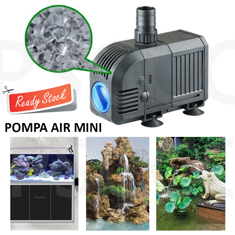 SUNSUN Pompa Air Aquarium Blower Ikan Quiet Submersible Water Pump Fish ...