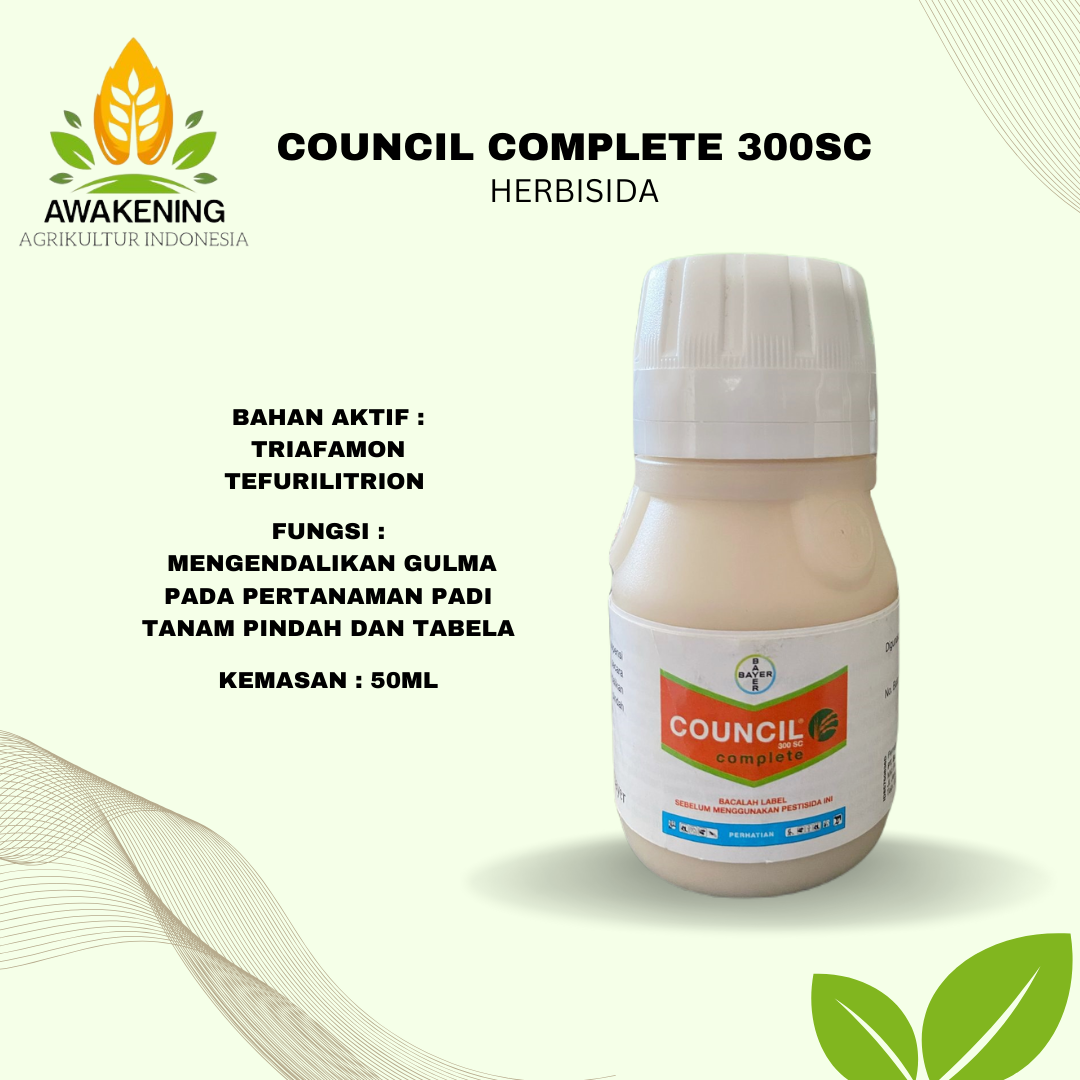 COUNCIL COMPLETE 300SC 50ML HERBISIDA | Lazada Indonesia