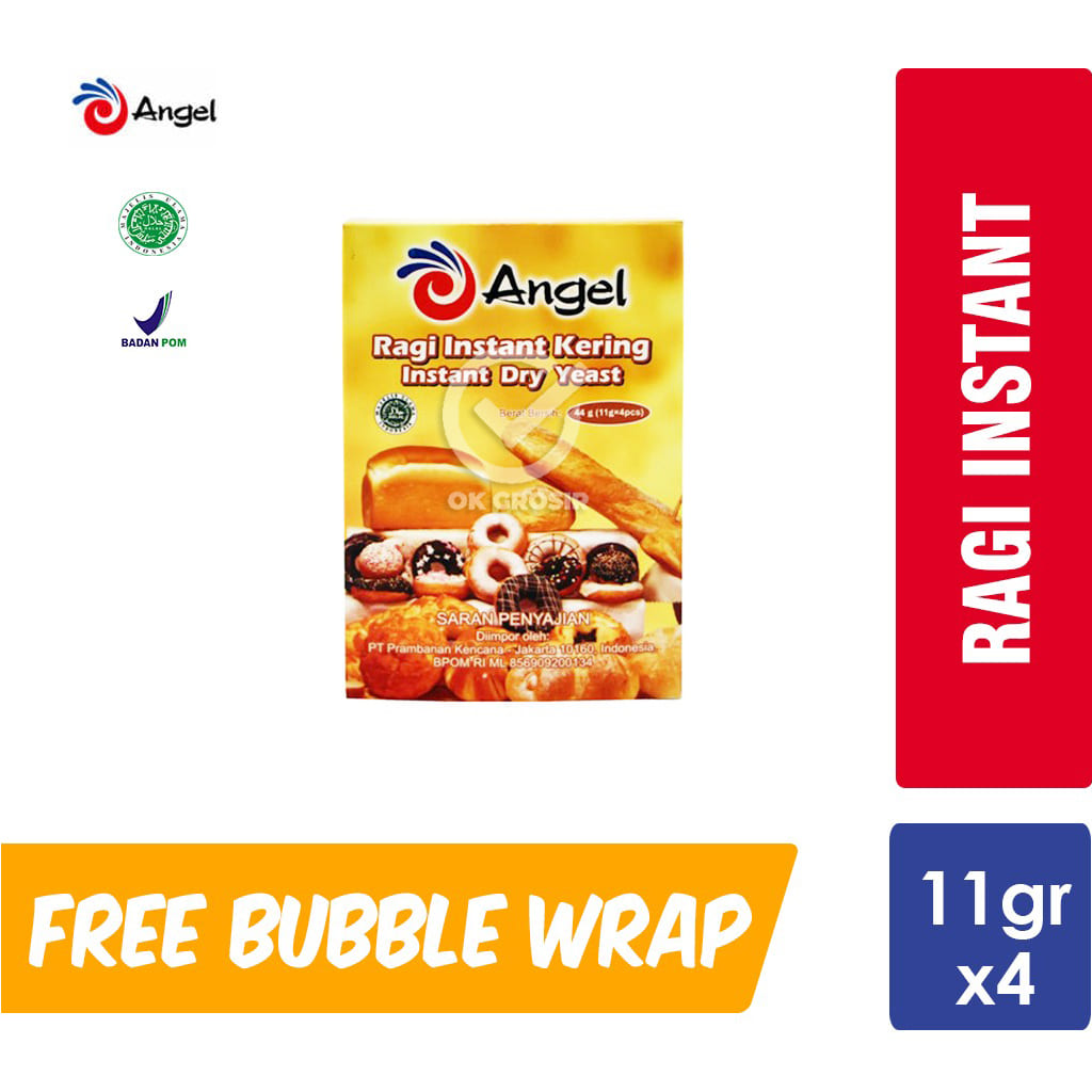 Angel Ragi Instant Kering / Dry Yeast 11grx4cs [1 Box] | Lazada Indonesia