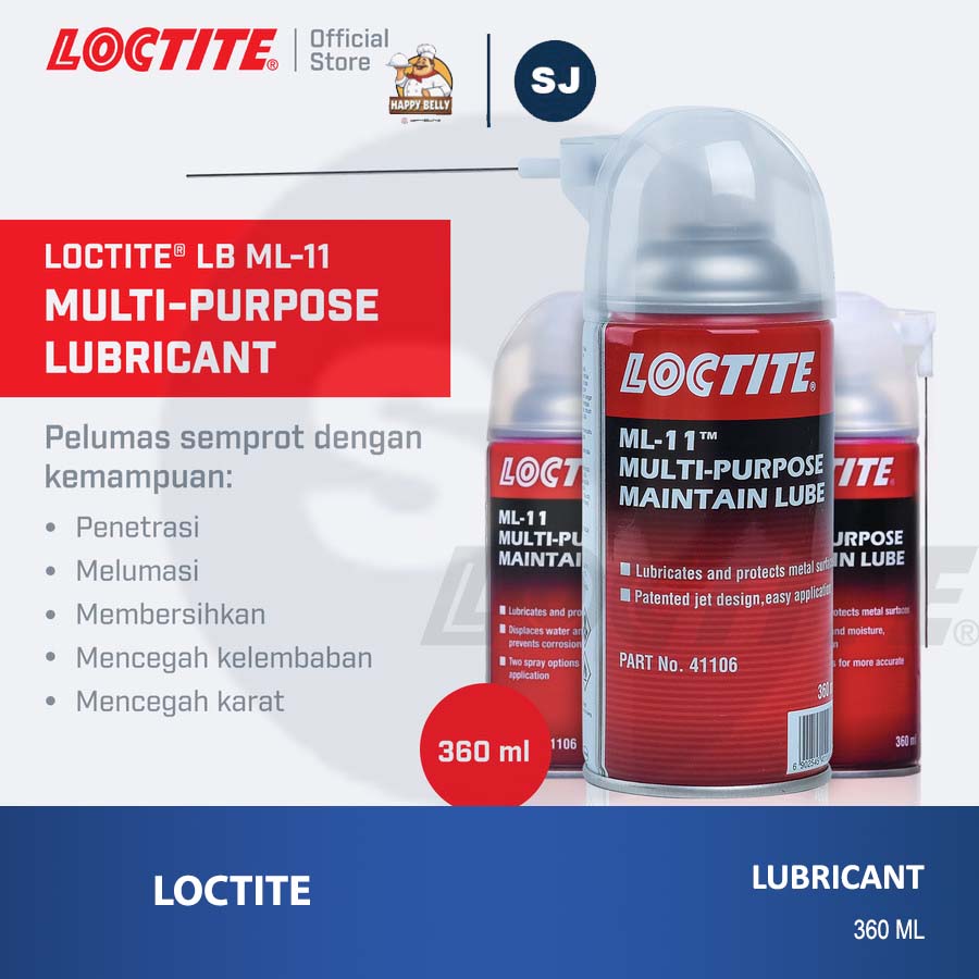 Henkel Loctite Lb Ml 11 Multi Purpose Lubricant Pelumas 360 Ml Lazada