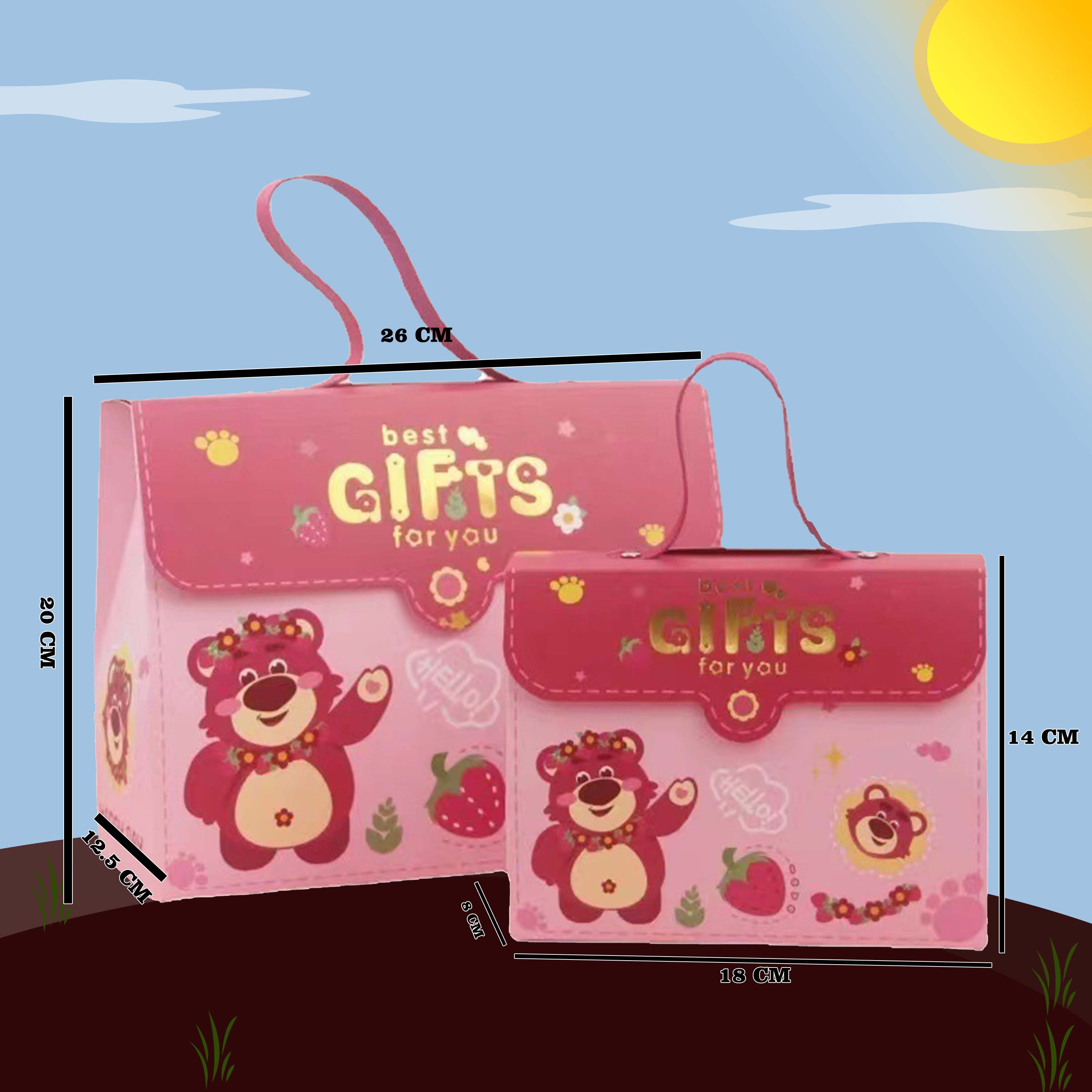 WED Paperbag Ulang Tahun / Goodie Bag Ulang Tahun Model Terbaru / Tas ...