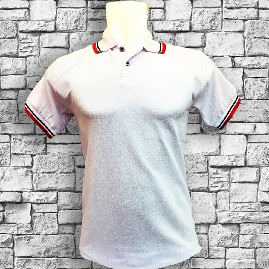 ( BISA COD ) Kaos kerah merah putih / Kaos LIST merah putih / kaos ... ( BISA COD ) Kaos kerah merah putih / Kaos LIST merah putih / kaos ...