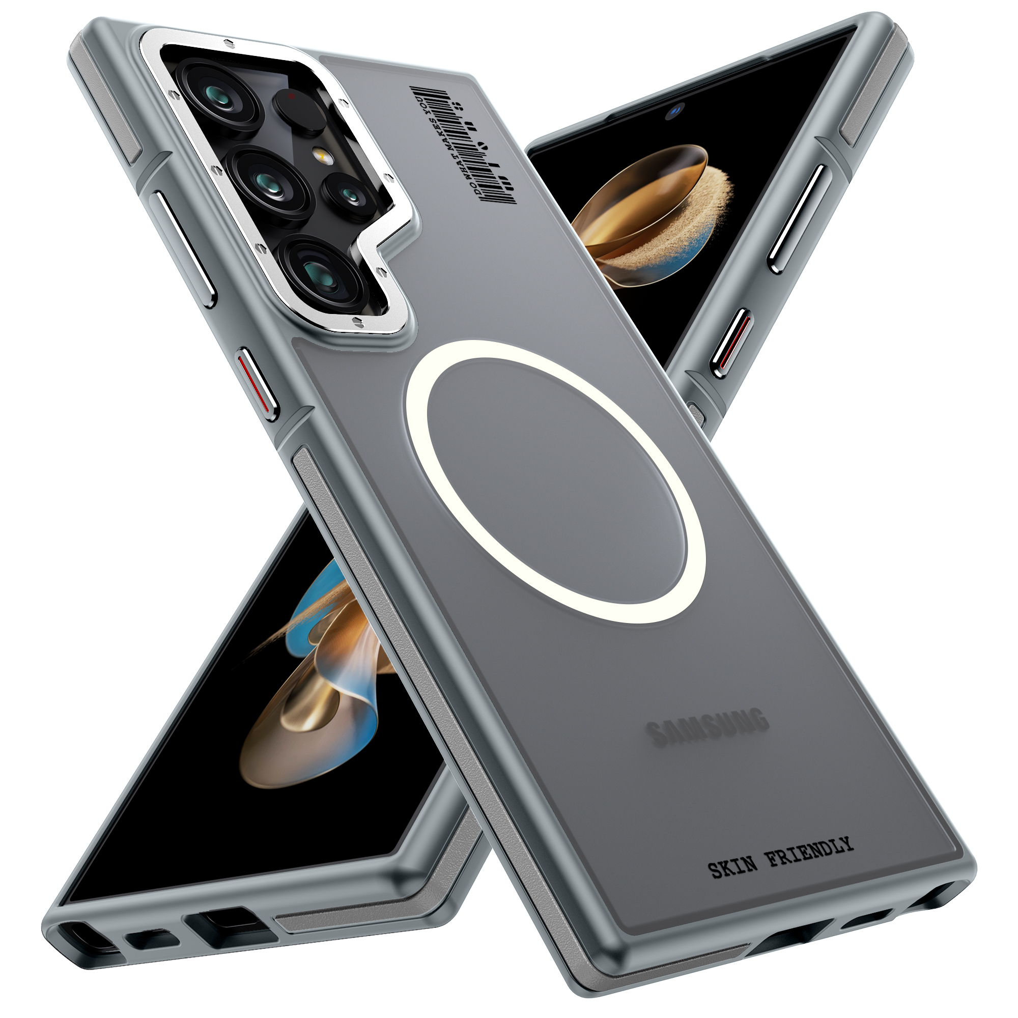 Casing Ultra Samsung S24 Casing magnetik tahan guncangan Bahan premium ...