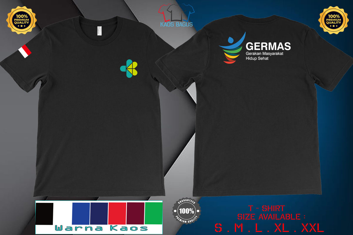 Kaos Baju GERMAS Gerakan Masyarakat Sehat Baju Distro Pemerintahan ...