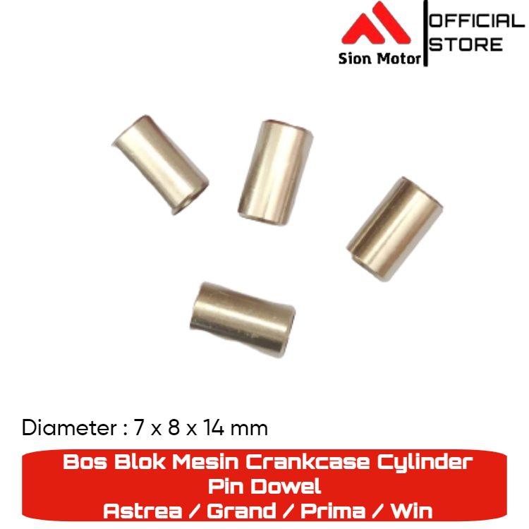 Bosh Block Crankcase / Bos Blok Mesin Cylinder Pin Dowel Honda Astrea ...
