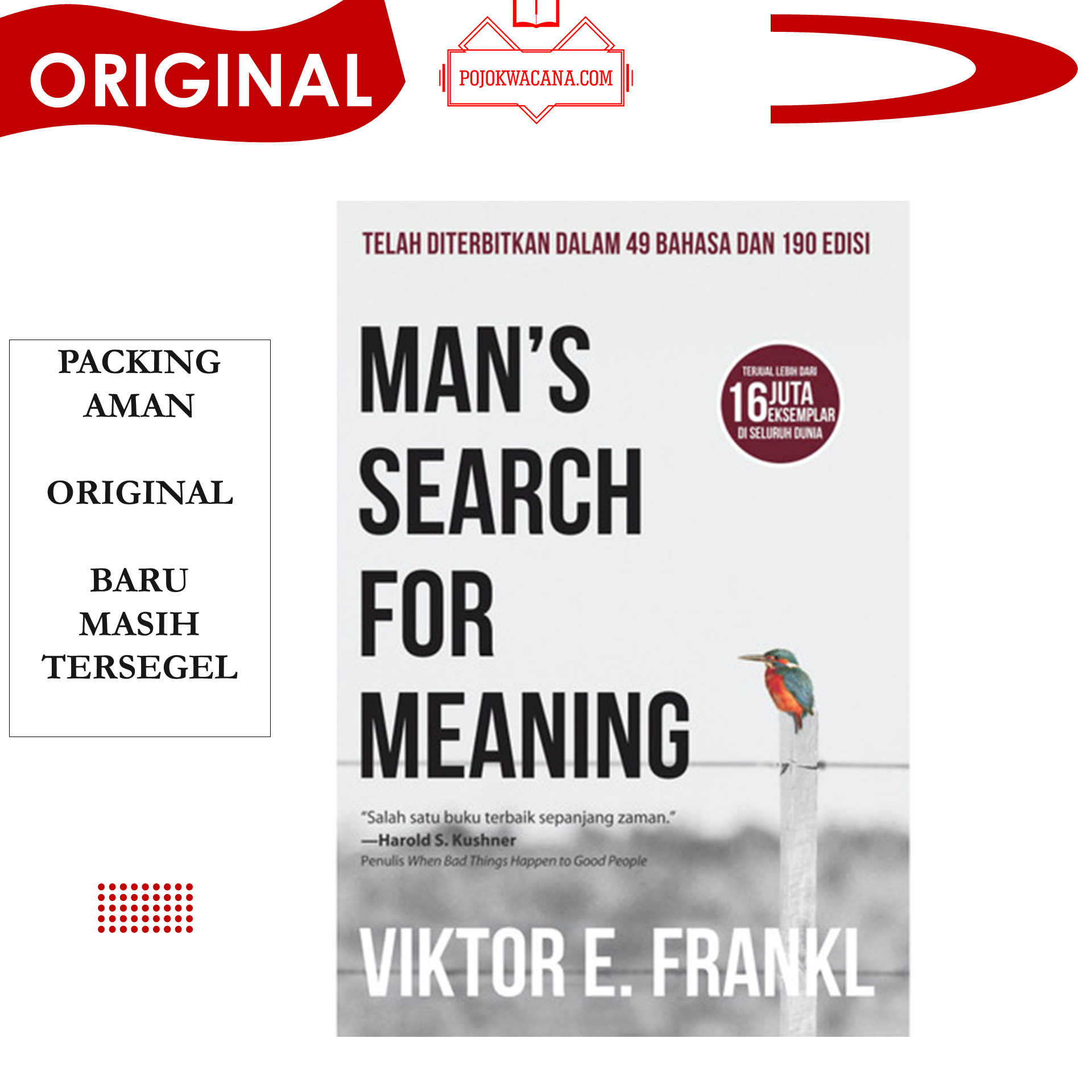 Buku Original - MANS SEARCH FOR MEANING Viktor E Frankl | Lazada Indonesia