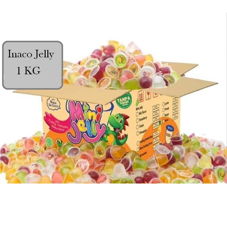Inaco Jelly Kiloan Agar Agar Jelly Inaco Mix Rasa | Lazada Indonesia