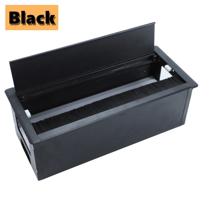 Grommet Box Flip Cover Top Tanam Rata Meja Tempat Dudukan Stopkontak ...