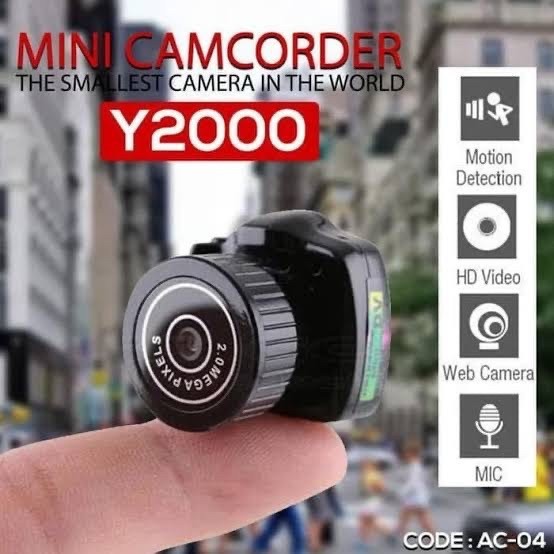 Spy kamera mini y2000/kamera pengintai mini/kamera kecil mata mata ...