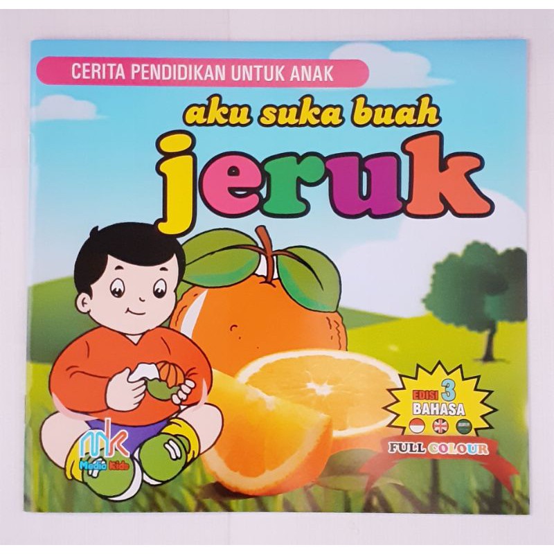 Buku Cerita Anak Bergambar Cerita Inspiratif Tema Hewan Sayuran Buah ...