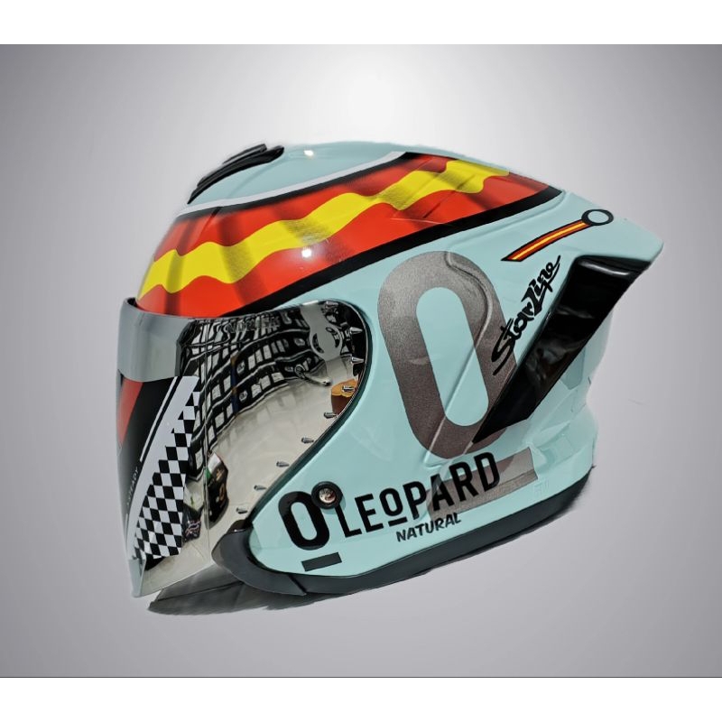 HELM JS ARMOR LEOPARD SERIES SNI | Lazada Indonesia