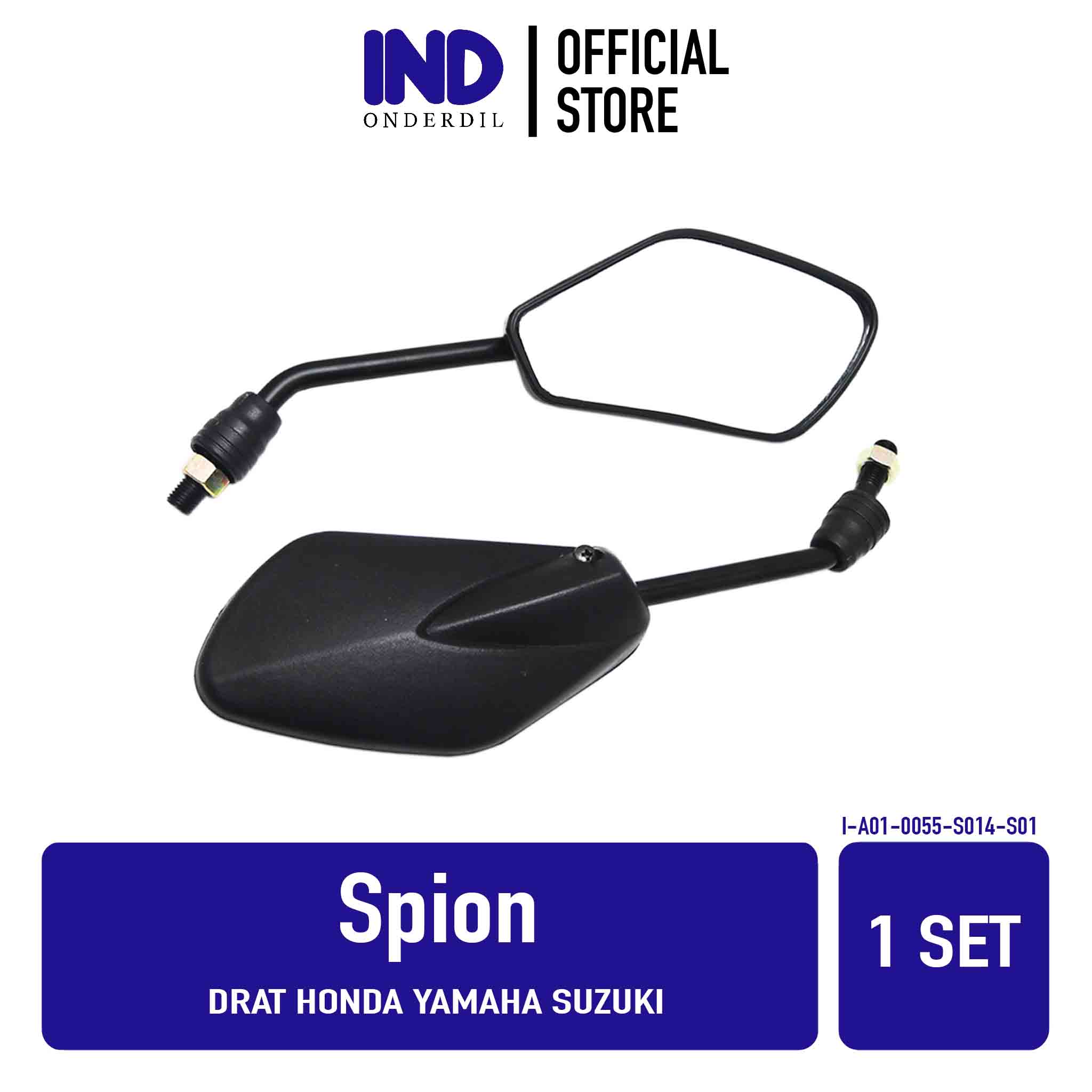 Spion Standar Model Shogun SP Bisa Untuk Honda Yamaha Suzuki Beat Lama ...