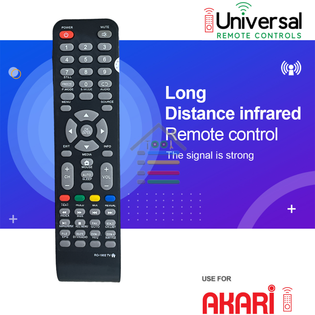 REMOTE TV AKIRA LCD LED DIGITAL TV UNIVERSAL | Lazada Indonesia