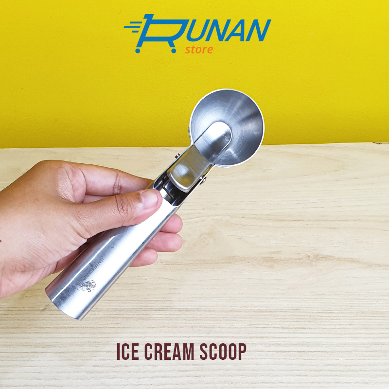 Sendok Ice Cream Stainless - Sendok Es Krim Stainless Ice Cream Scoop ...