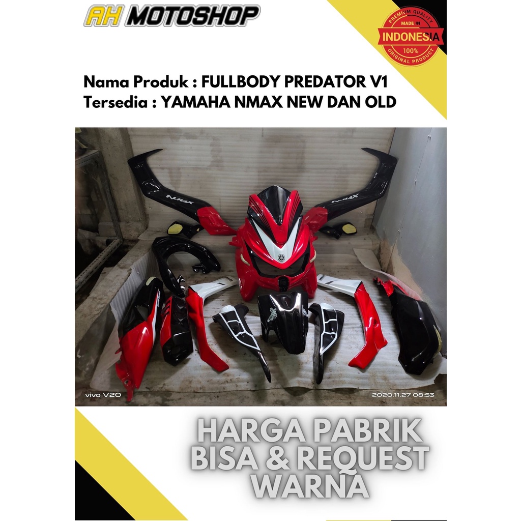 full body predator yamaha NMAX cover body yamaha NMAX model predator ...