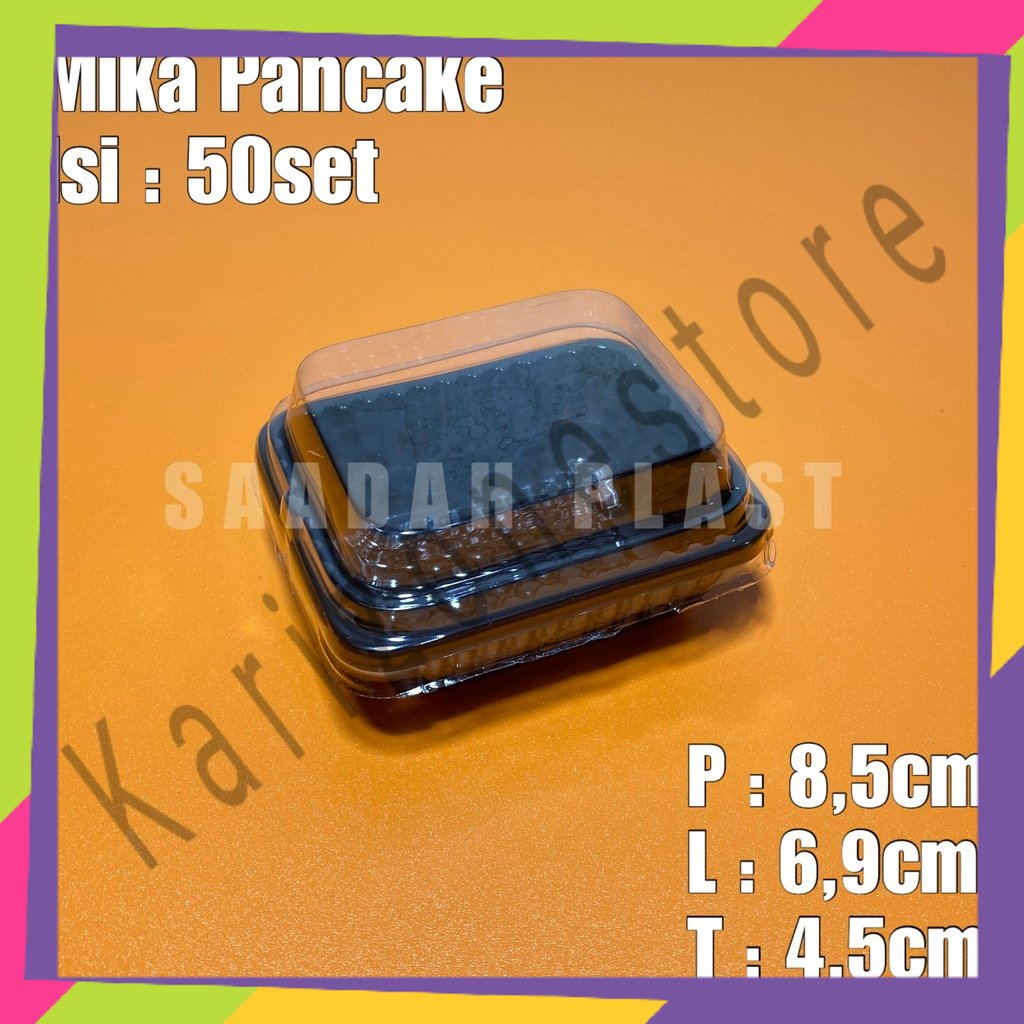 Mika Pancake Durian - Tray Kue Tempat Kotak Puding Mini Kecil - Isi ...