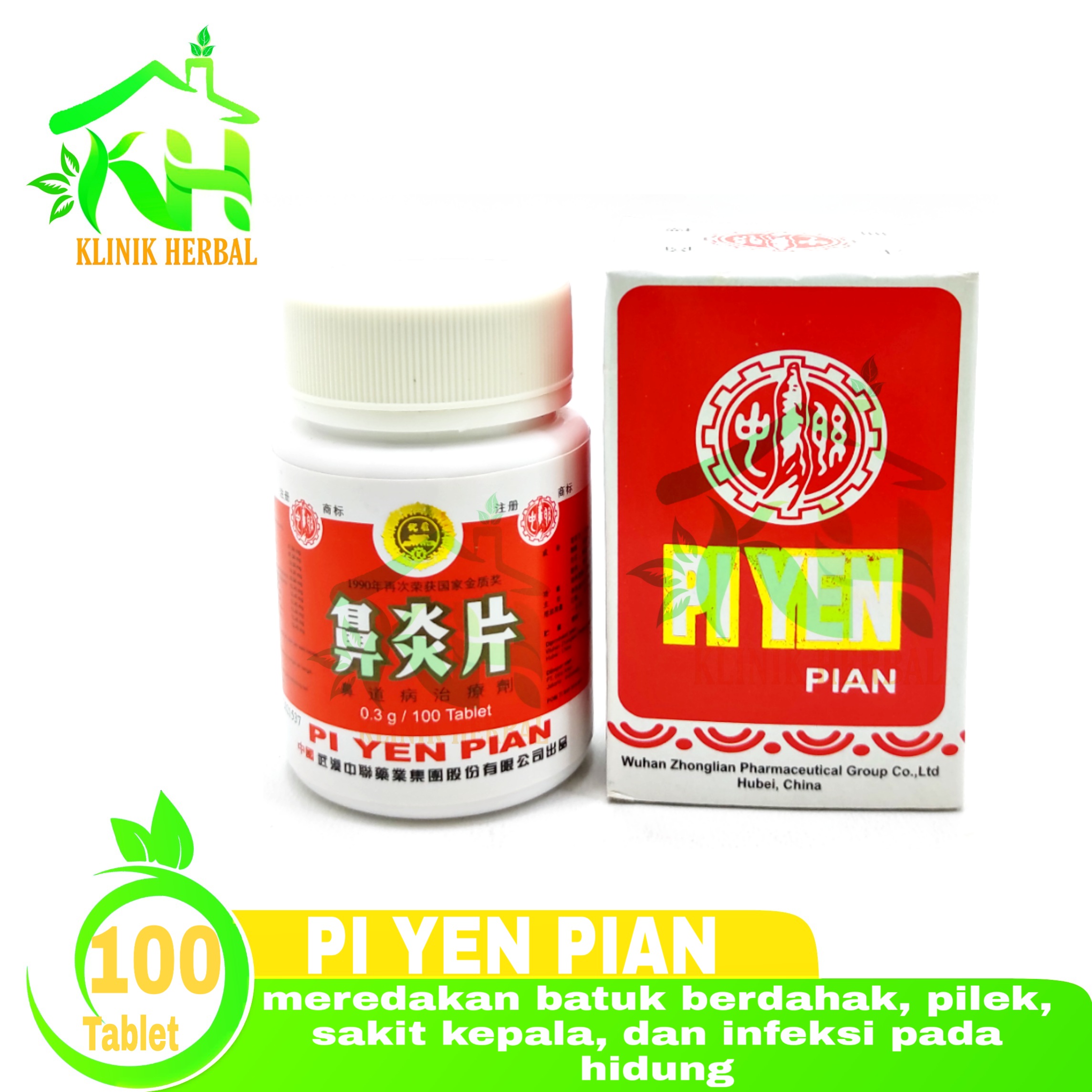 Pi Yen Pian - Obat Batuk Berdahak,Sinusitis,,Infeksi Saluran Hidung ...