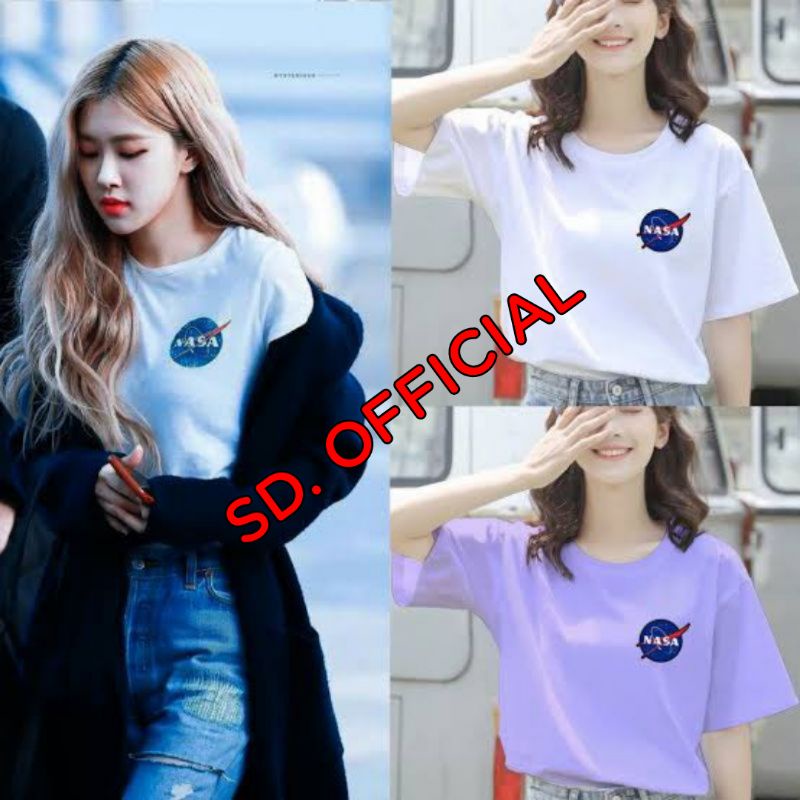 Kaos Kpop Blakpink Jisoo Logo NASA | Lazada Indonesia