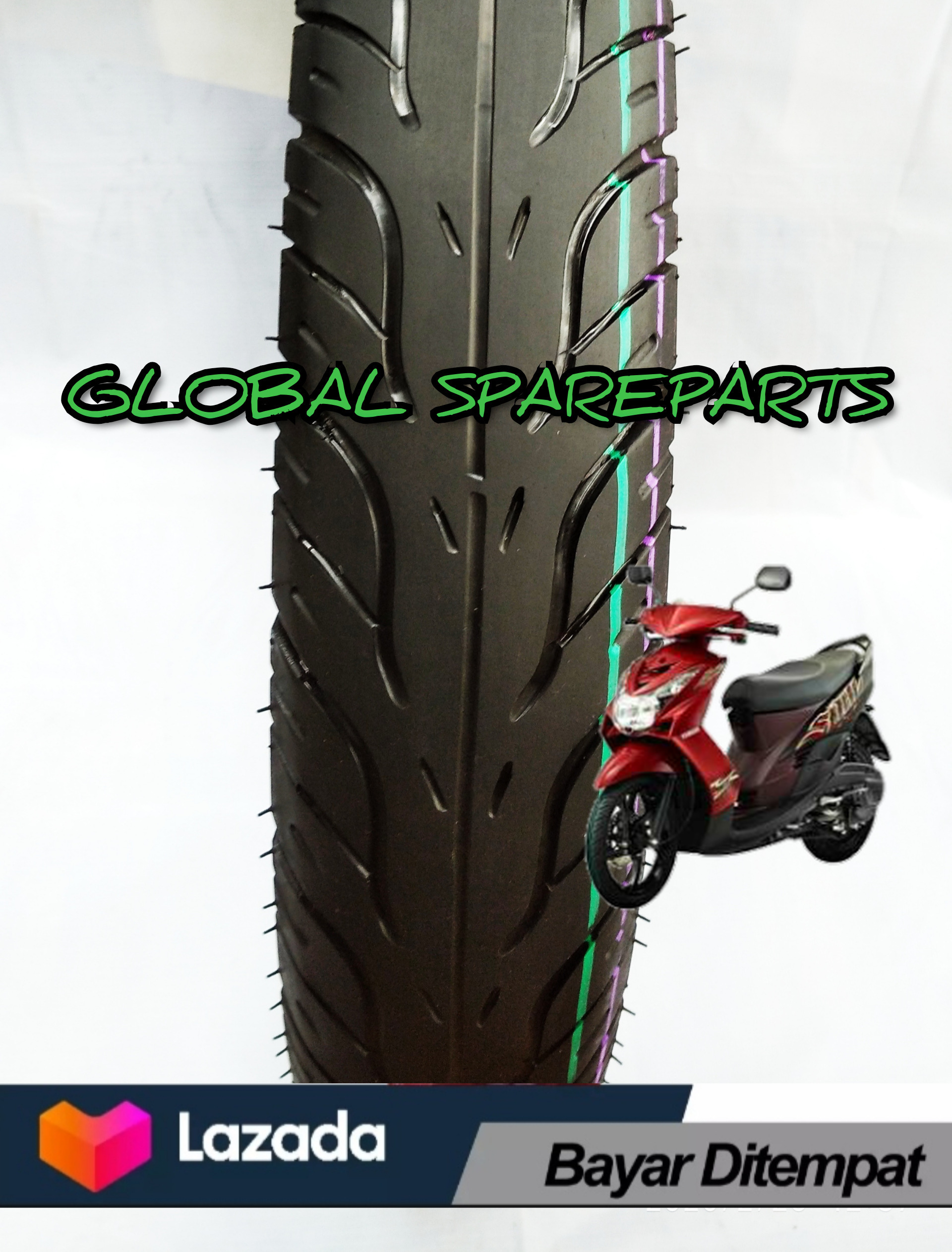 Ban motor MIO SOUL ukuran 90/90 -14 untuk ban belakang tubeleS FEDERAL ...