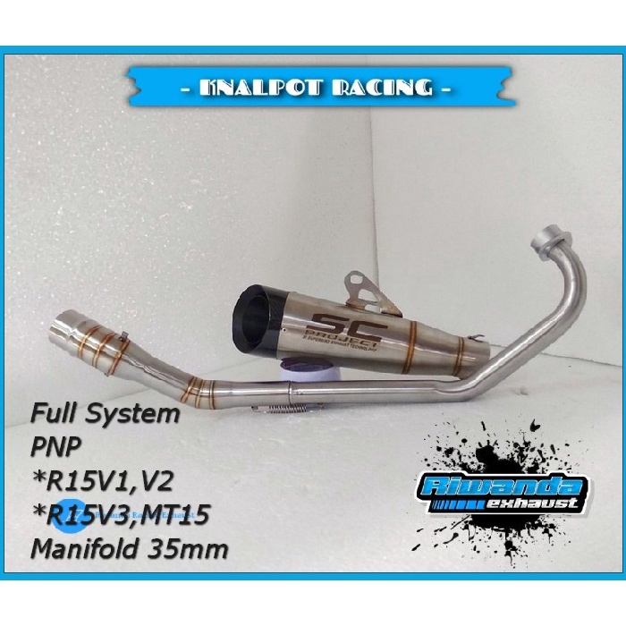 SC Project Ekzos R15 V3 / Ekzos R15 V2 / Ekzos MT15 / Exhaust R15 V3 ...