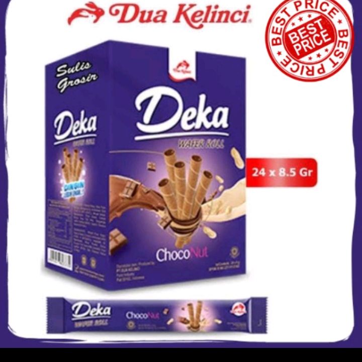 Deka Wafer Roll 8.5 gram (1 pack isi 24 pcs) | Lazada Indonesia