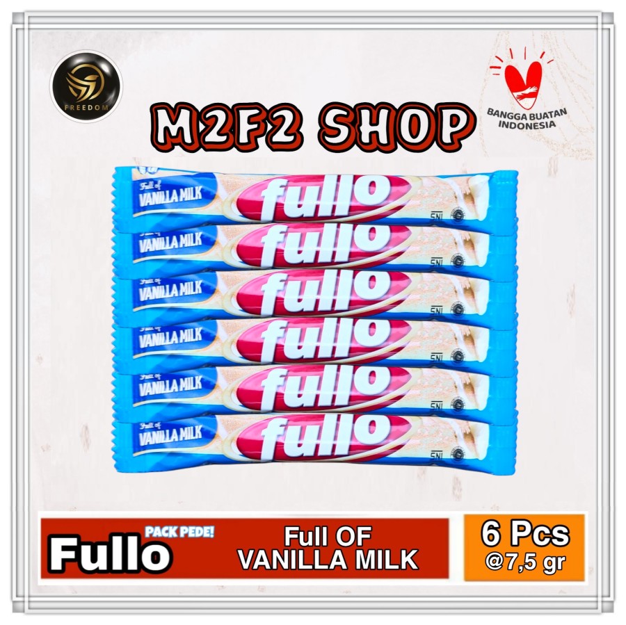 Fullo Stik Full Chocolate | Wafer Roll Cokelat - 7 gr (Kemasan 6 Pcs ...