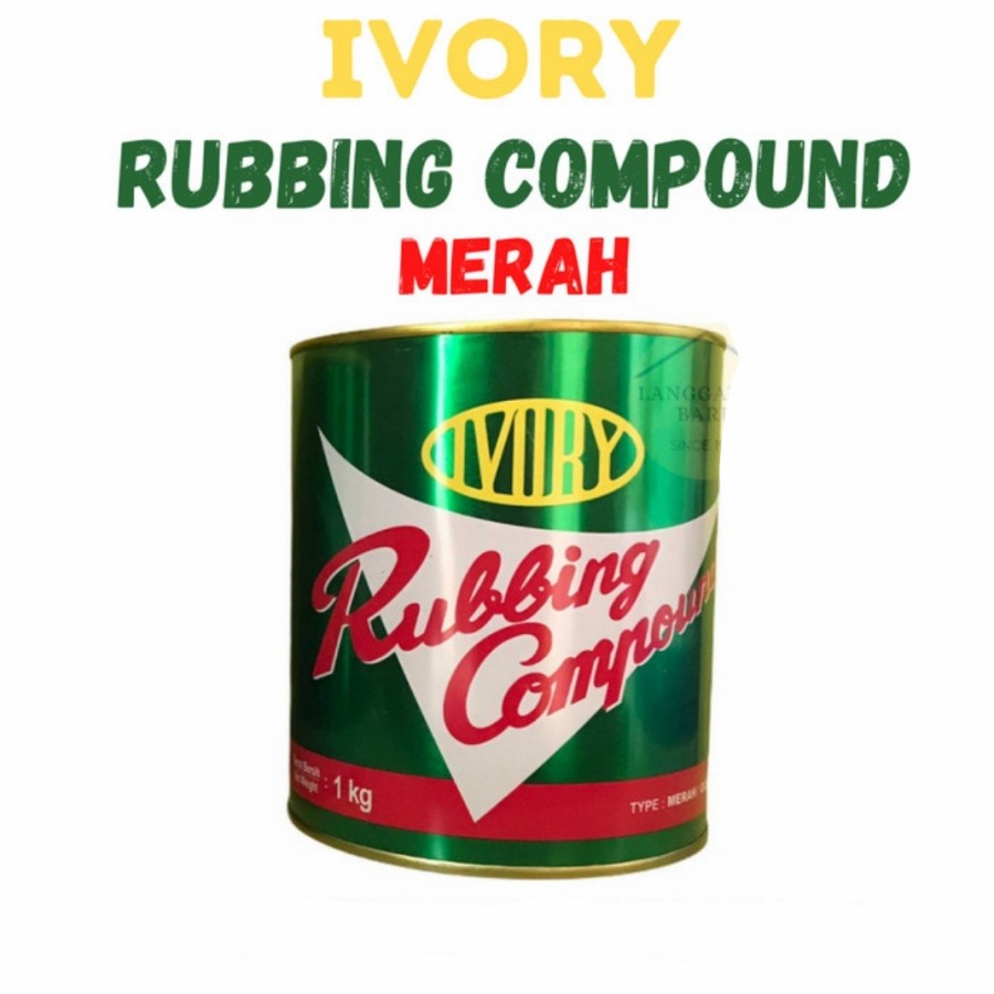 Rubbing Compound Ivory Putih Merah kuning besar Kasar Halus Cat Baret ...