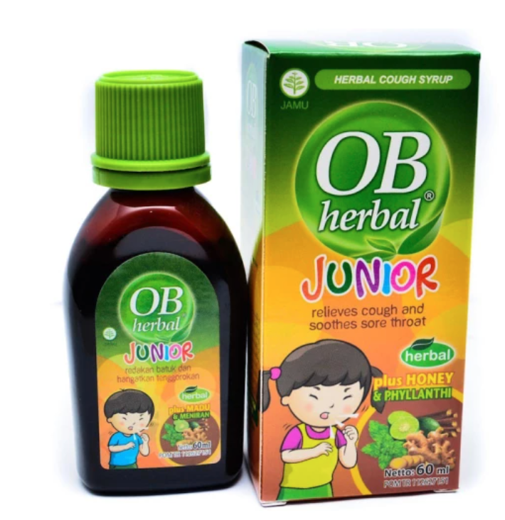 OB Herbal Junior 60 Ml Sirup Obat Batuk Anak | Lazada Indonesia