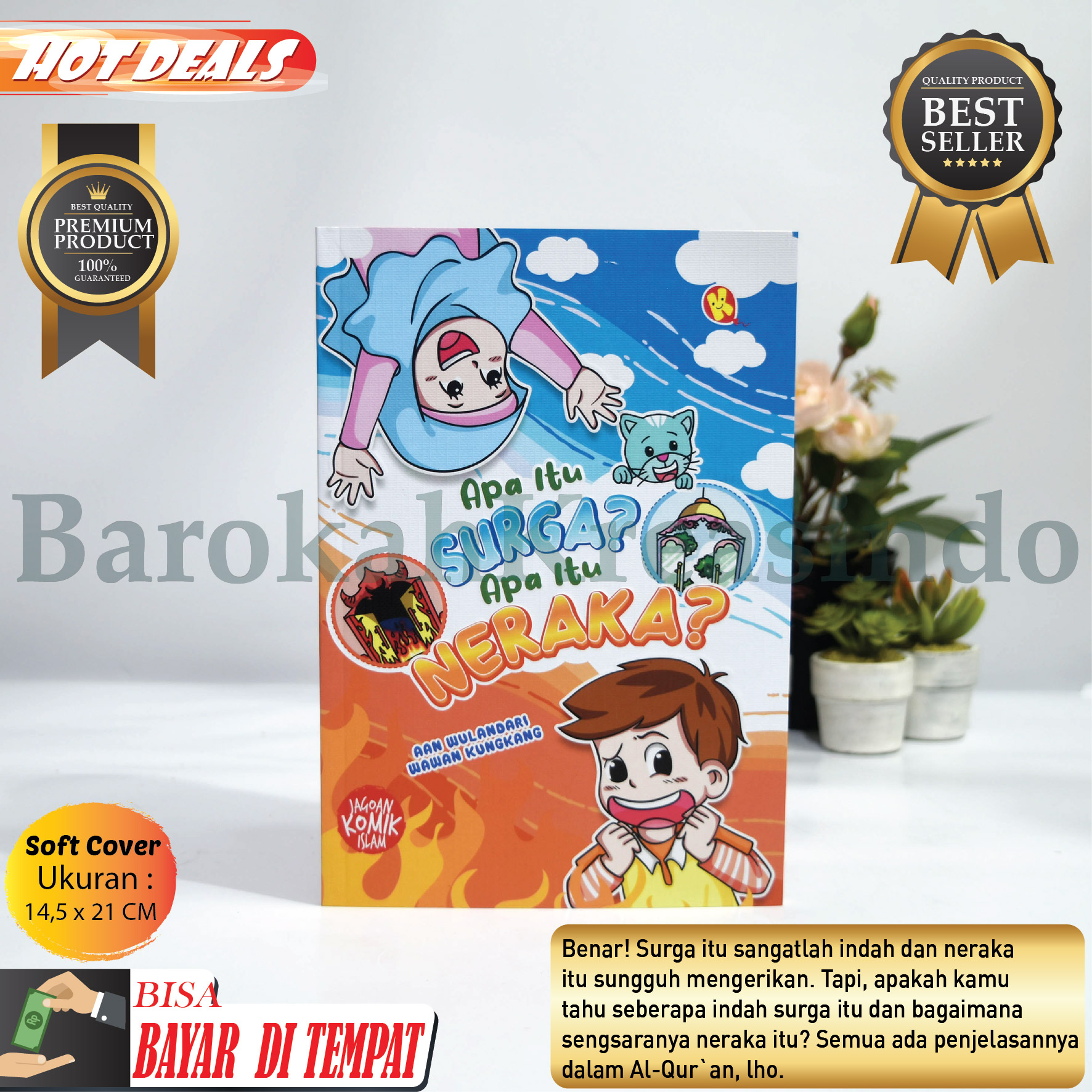 Komik Apa itu Surga? Apa itu Neraka? Penerbit Al-Kautsar Kids Buku Jagoan Komik Islam Buku ...