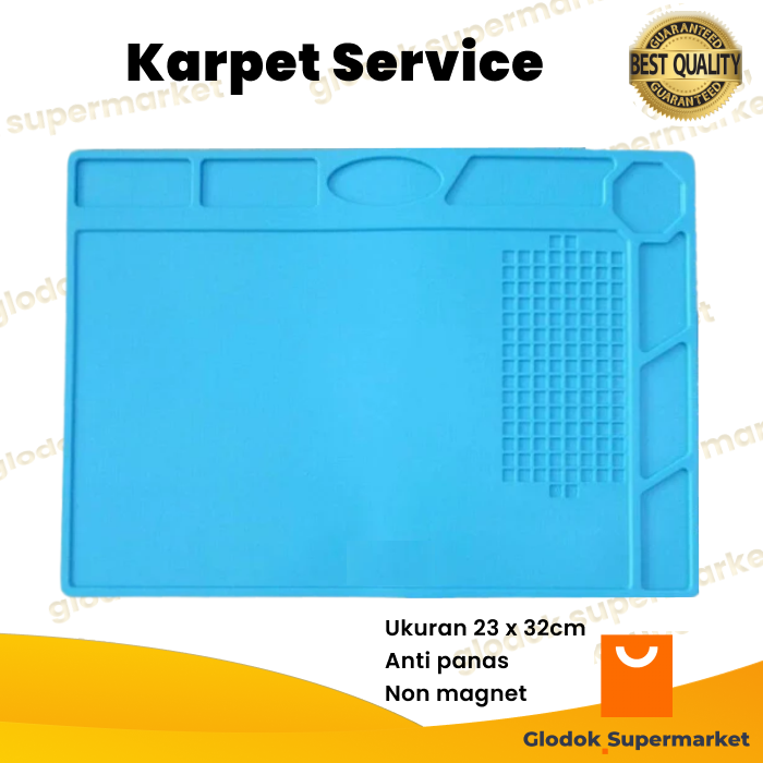 Karpet Alas Service HP Anti Panas Tatakan Servis Non Magnet | Lazada ...