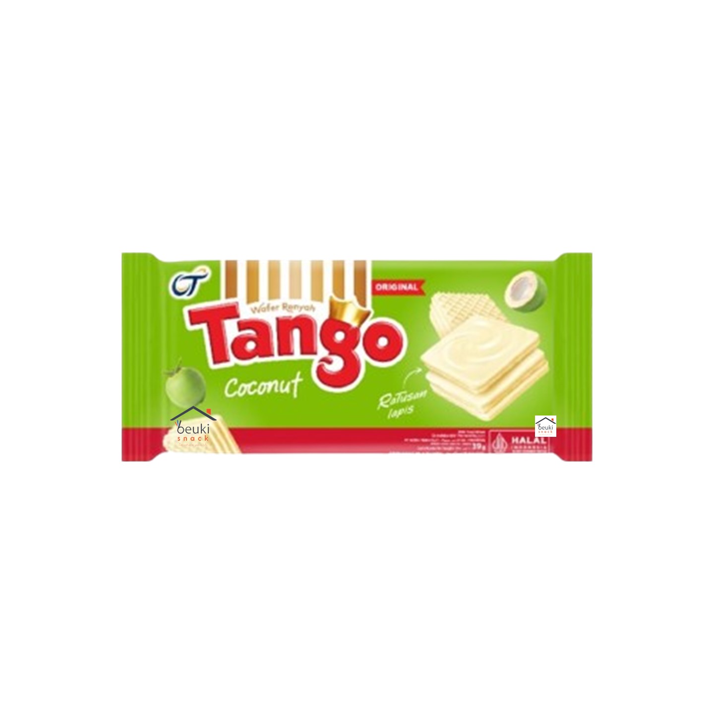 Wafer Tango Coconut Ratusan Lapis Renyah dan Lezat | Lazada Indonesia