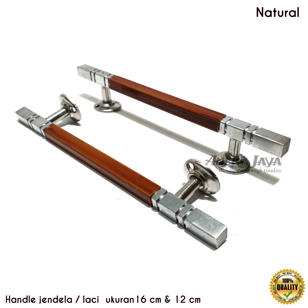 Handle Jendela Laci 12 cm dan 16 cm warna Natural Maroon Silver ...