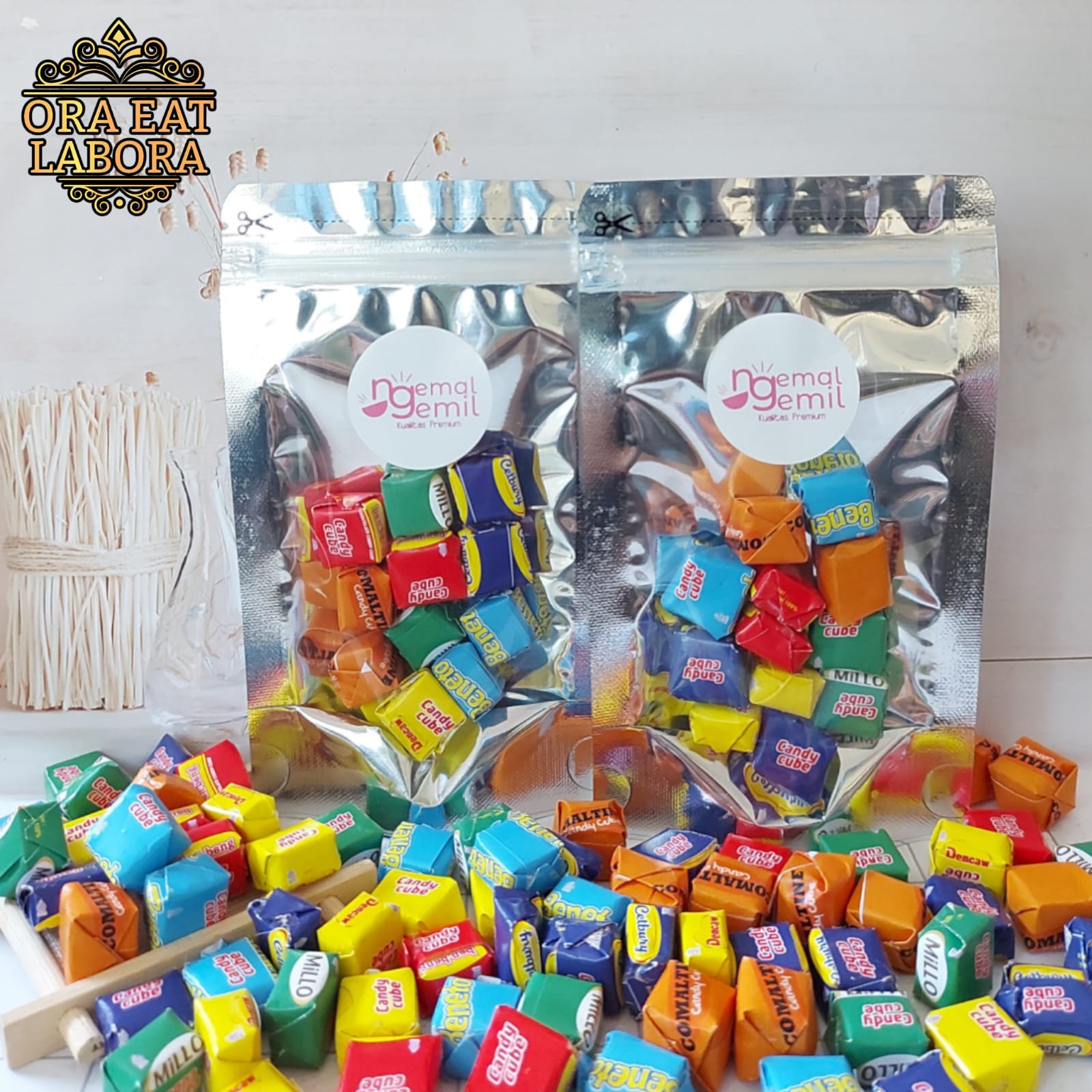 Candy Cube Milky Cube Permen Balok Susu Balok Ovaltine Mix 6in1 ...