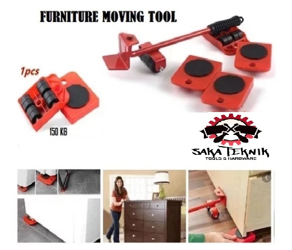 Furniture Moving Tool Set Roda Alat Bantu Pengangkat Barang Pemindah ...