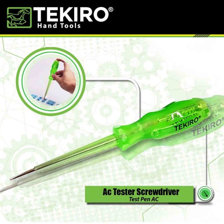 TEKIRO EL-AT1497 Obeng Tespen Min Tester AC Screwdriver Test Pen AC ...