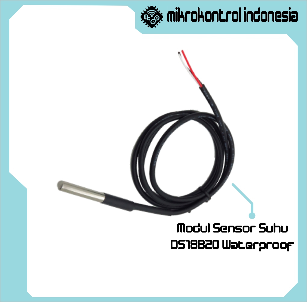 Modul Sensor Suhu Ds18b20 Waterproof Lazada Indonesia
