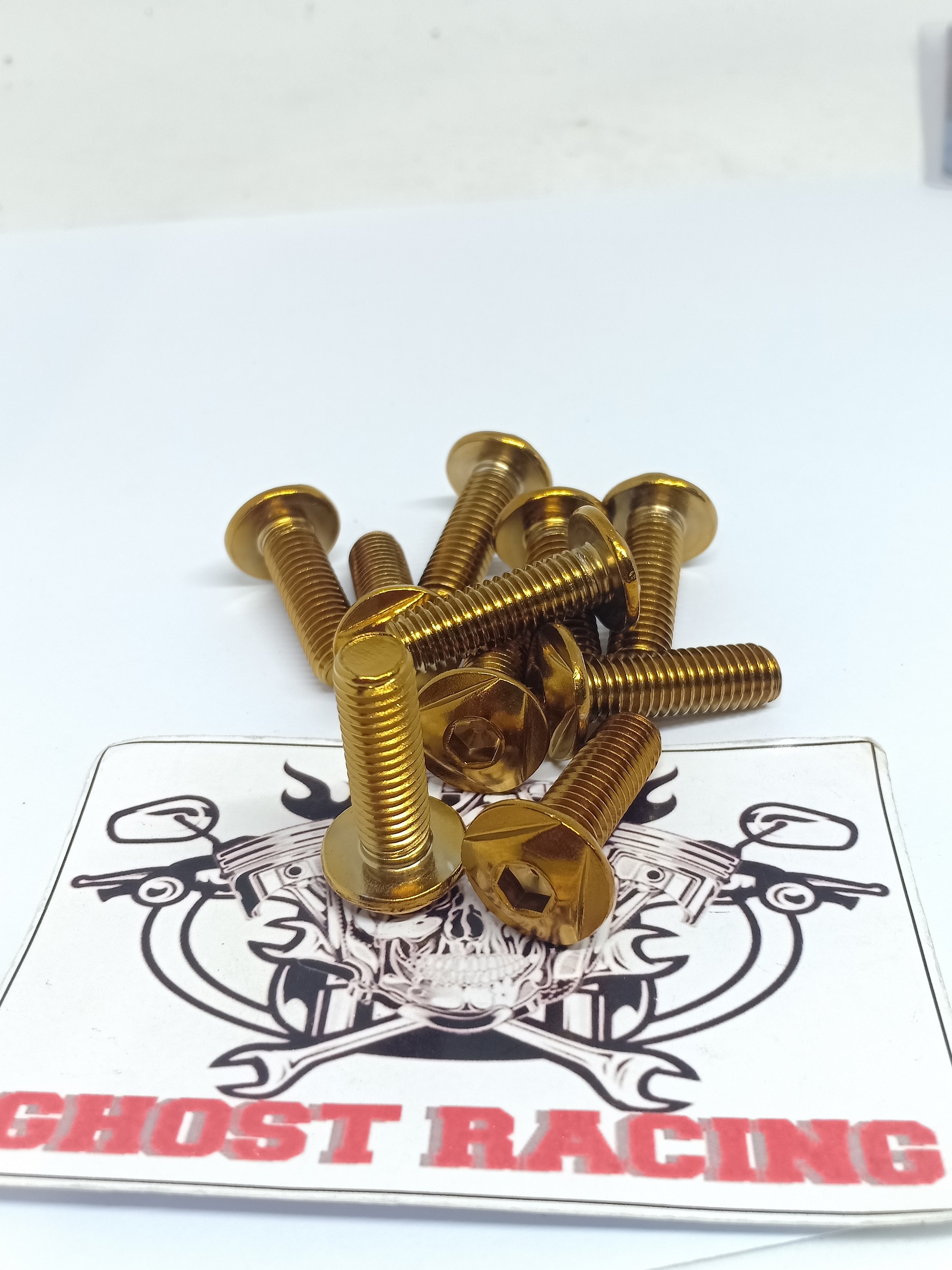 baut disc piringan cakram model probolt segitiga gold biru stainles | Lazada Indonesia