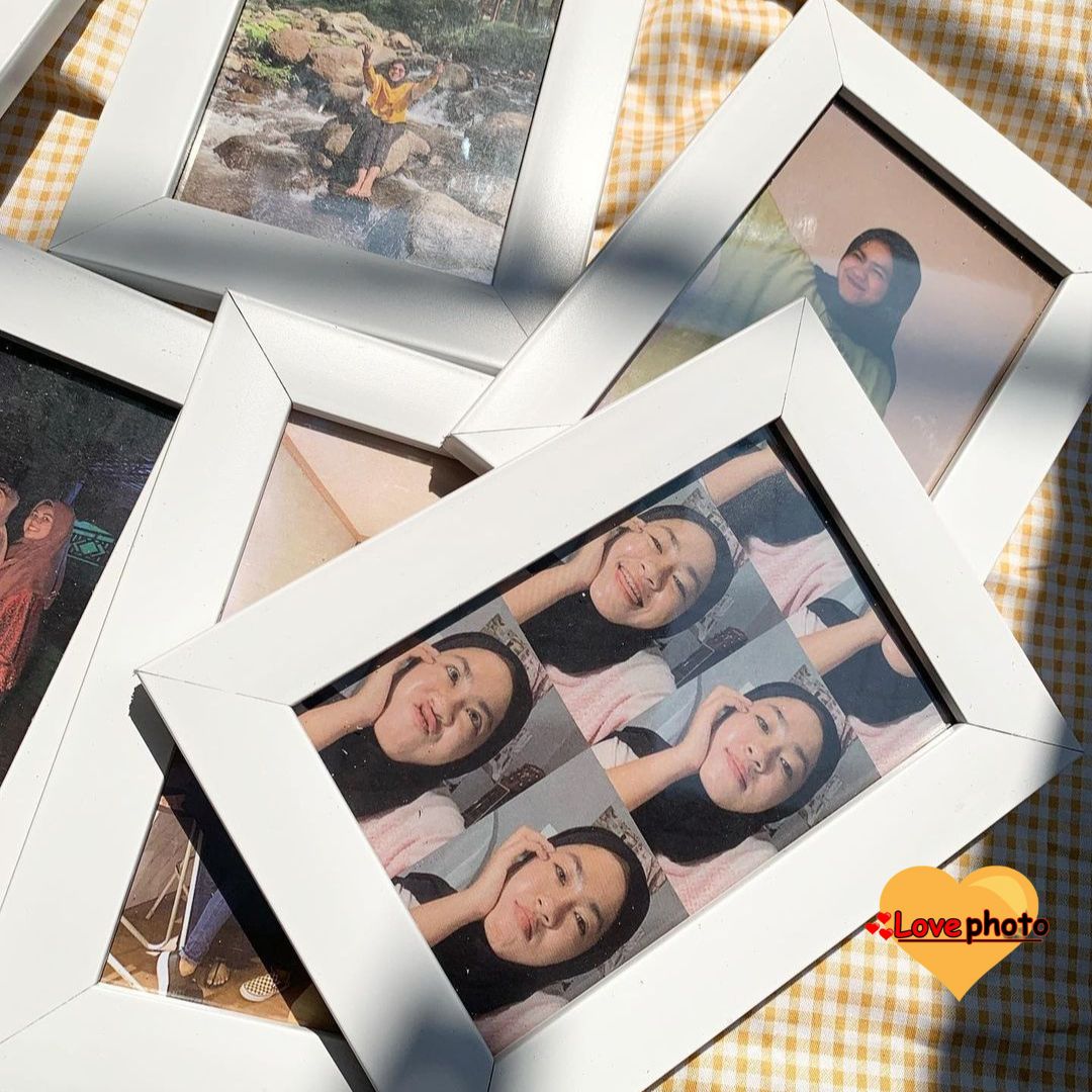 CETAK + BINGKAI 5R (12x17) foto frame foto figura foto minimalis ...